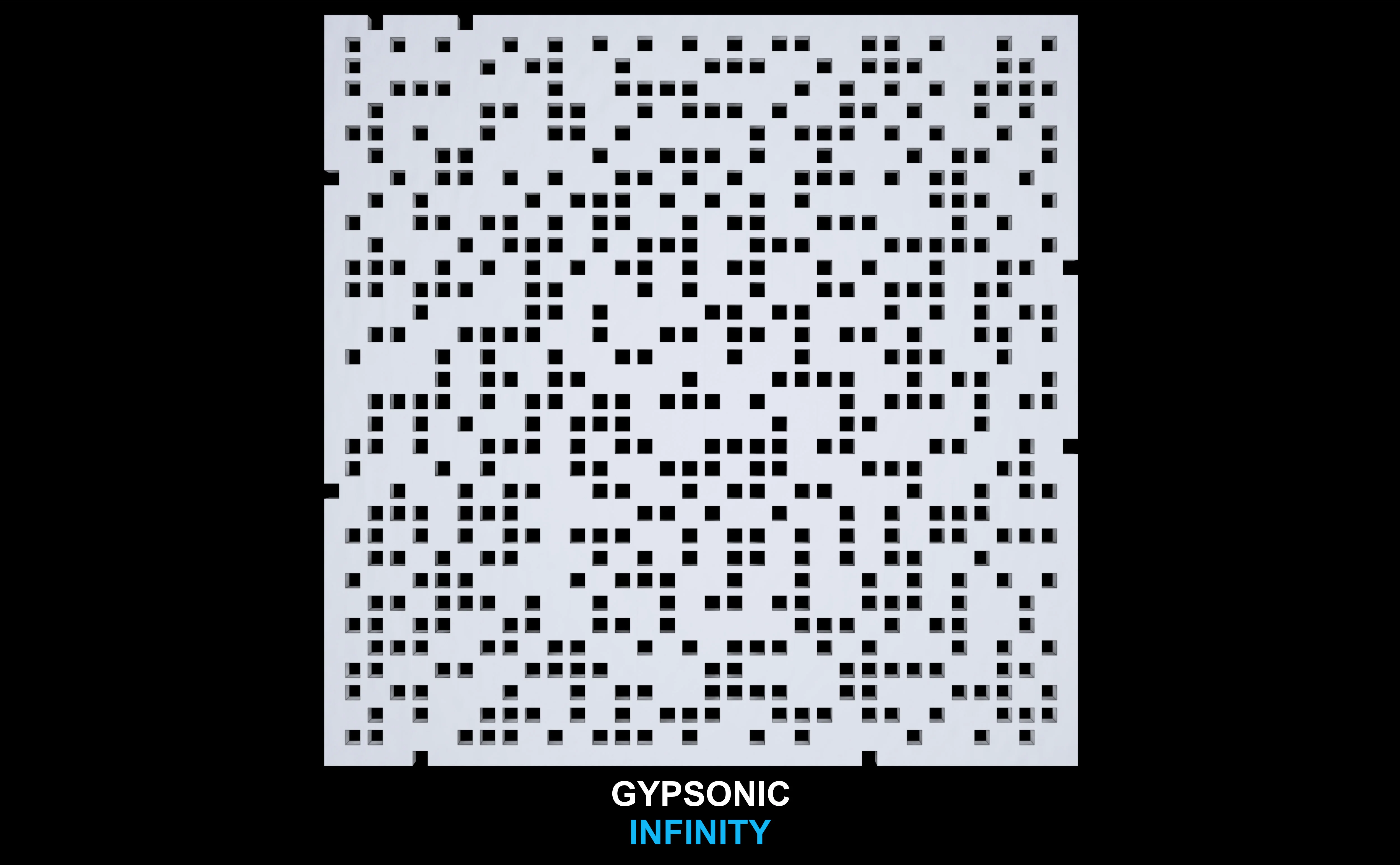 Fully Perforated - Gypsonic© Zero Defect GRG acoustic ceilings & walls