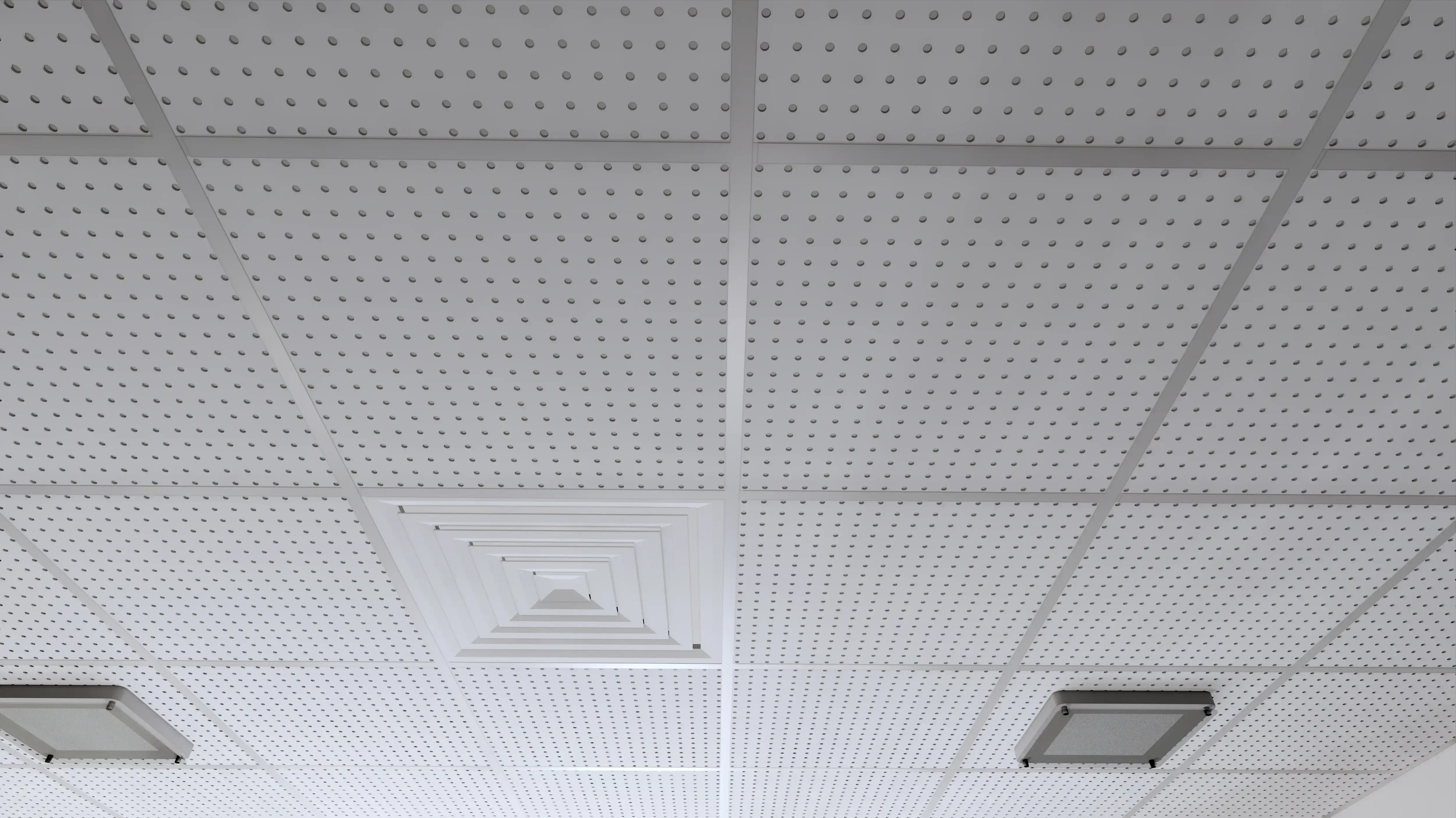 Semi Perforated - Gypsonic© Zero Defect GRG acoustic ceilings & walls
