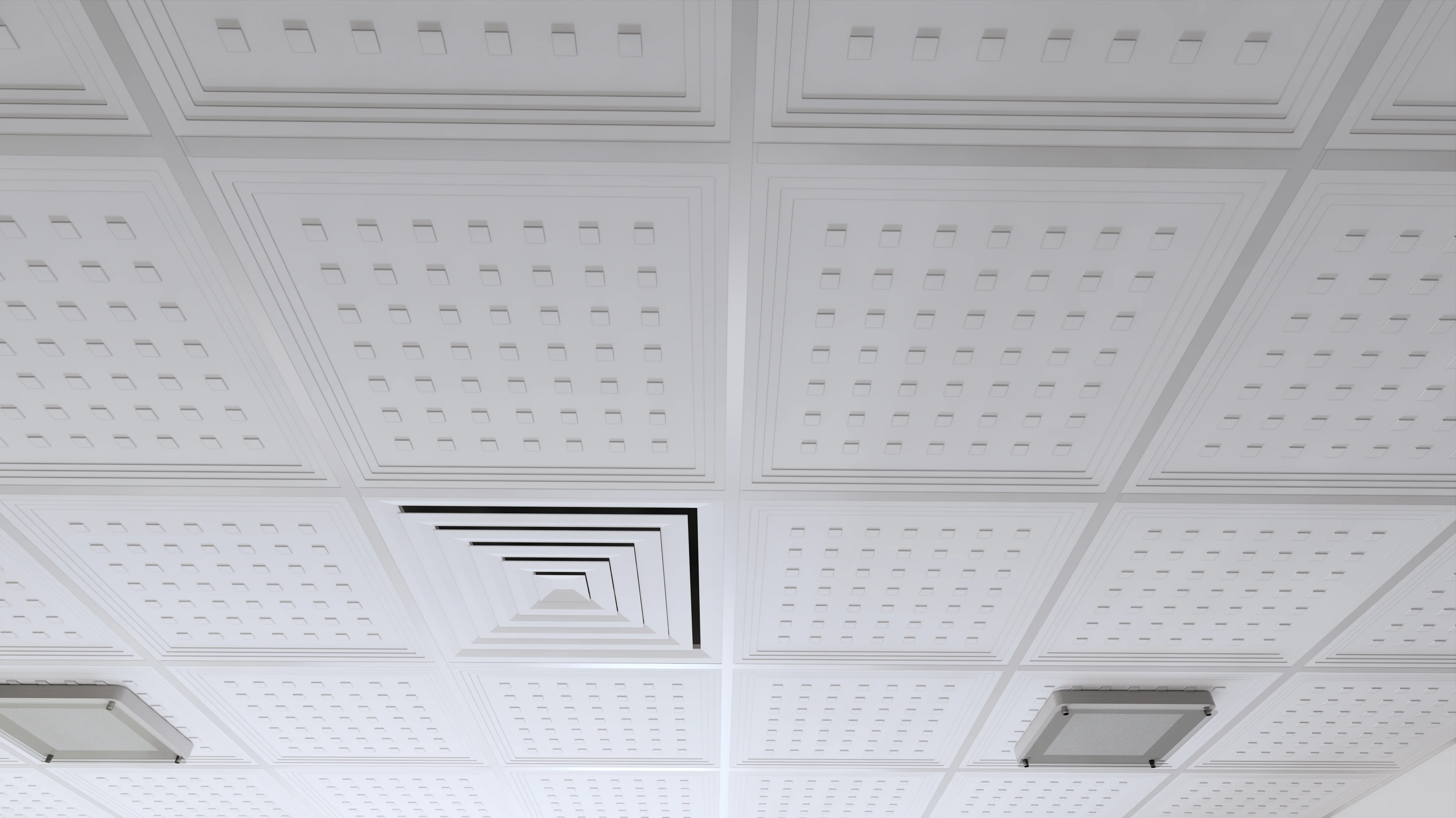 Semi Perforated - Gypsonic© Zero Defect GRG acoustic ceilings & walls