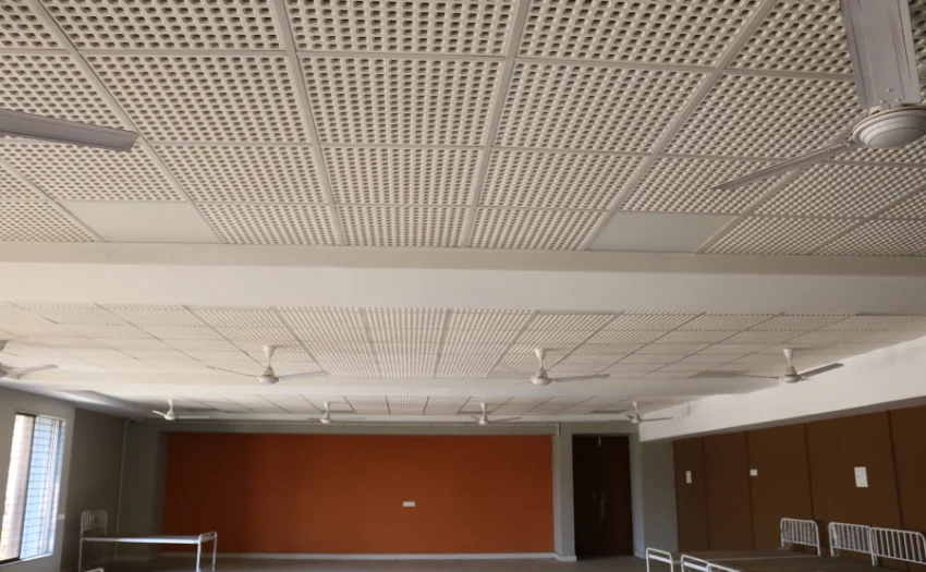 SMC COVID Center - Gypsonic© Zero Defect GRG acoustic ceilings & walls